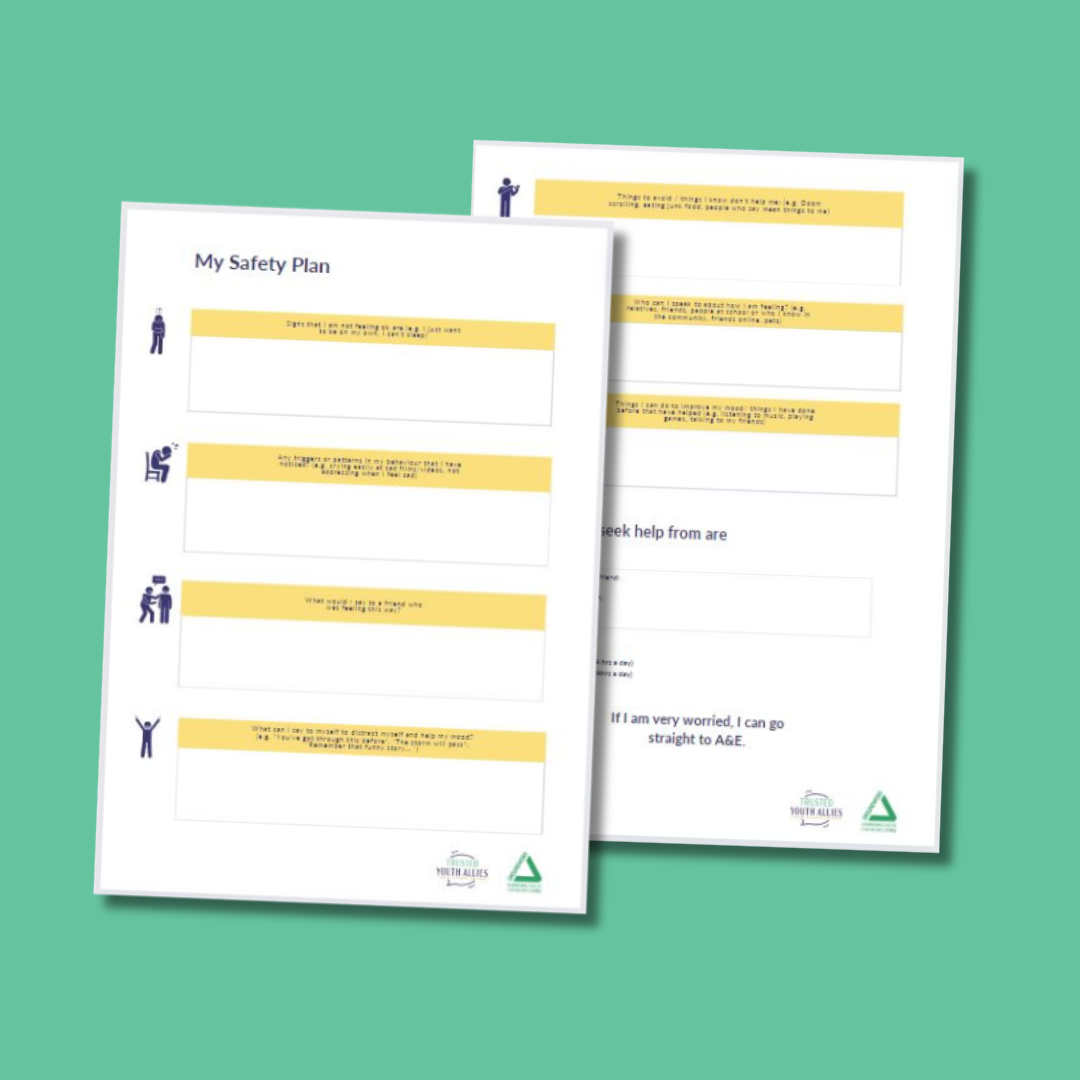 My Safety Plan (downloadable resource) - Trusted Youth Allies